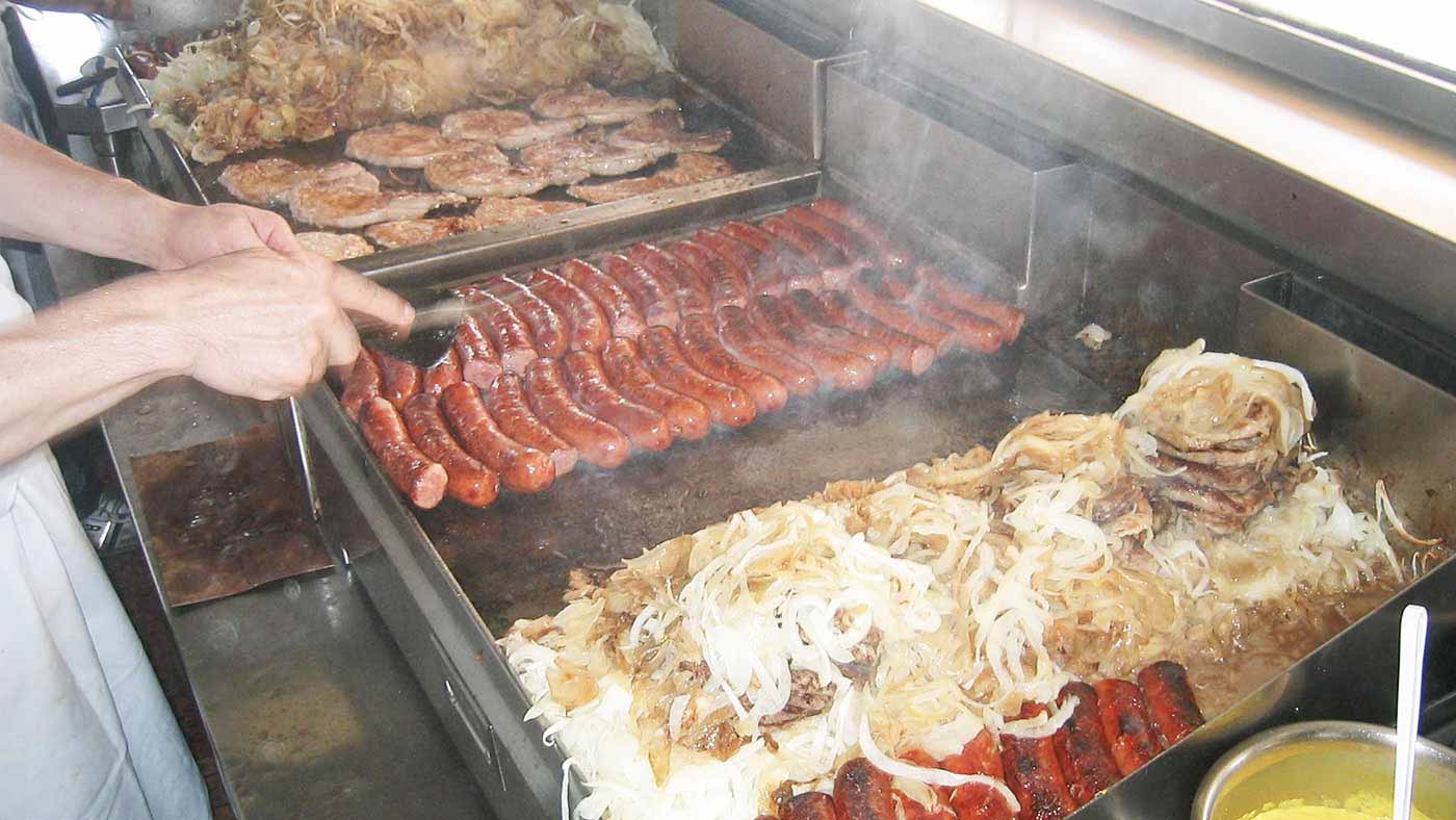 Jim’s Original | Little Italy | Restaurants | Check, Please! | WTTW Chicago